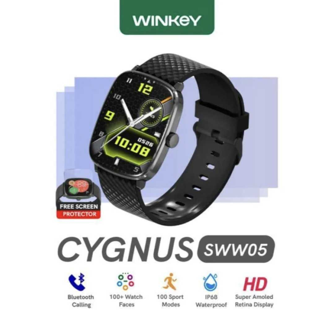 Jual SMARTWATCH WINKEY CYGNUS SUPER AMOLED RETINA DISPLAY WITH IP68 ...