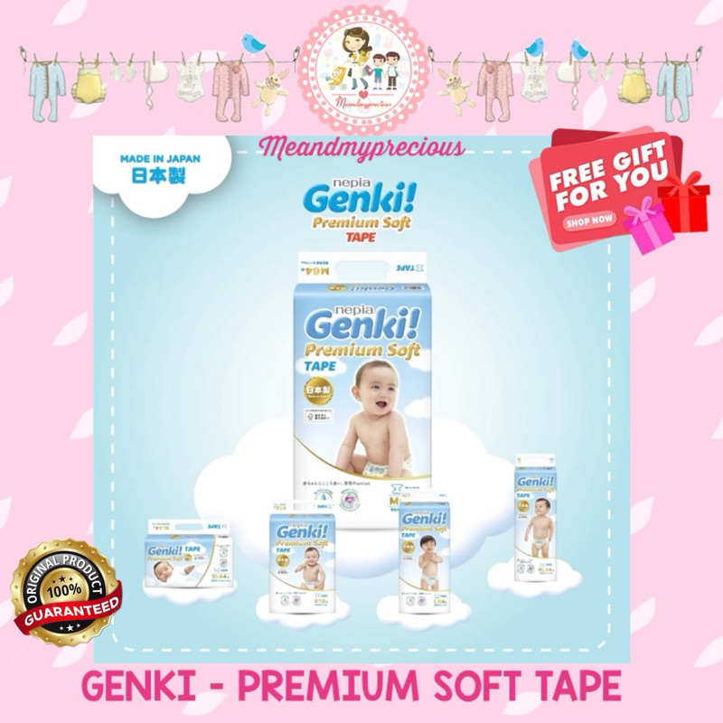 Jual MMP - Nepia Genki Diapers Tape / Popok Perekat Bayi / Baby Premium ...