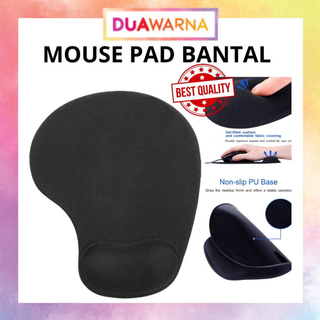 Jual DuaWarna Mouse Pad Alas Mouse Bantalan Tatakan Mouse | Shopee ...