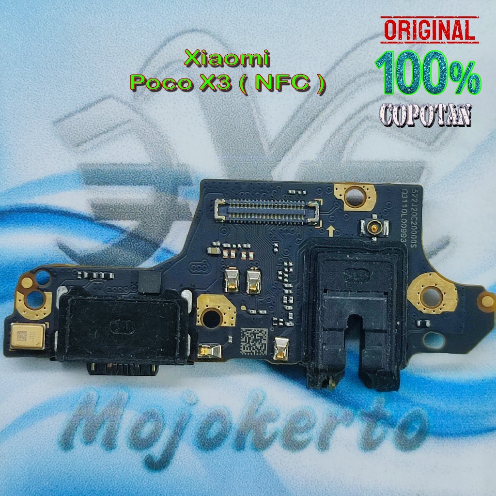 Jual Xiaomi Poco X3 Pro / X3 NFC Papan konektor cas PCB UI board charger mesin bawah copotan ...