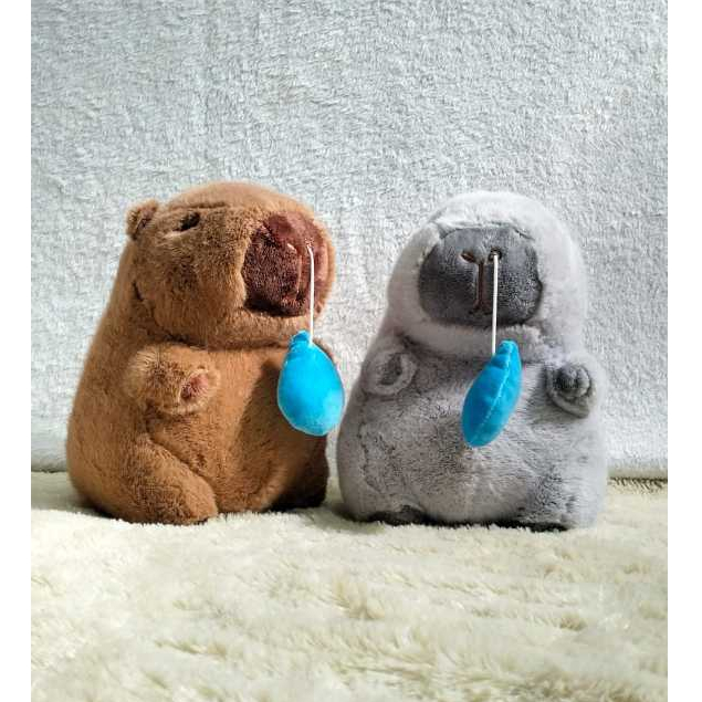 Jual Boneka Animal Capybara Boneka Capybara Ingus Di tarik Snort ...
