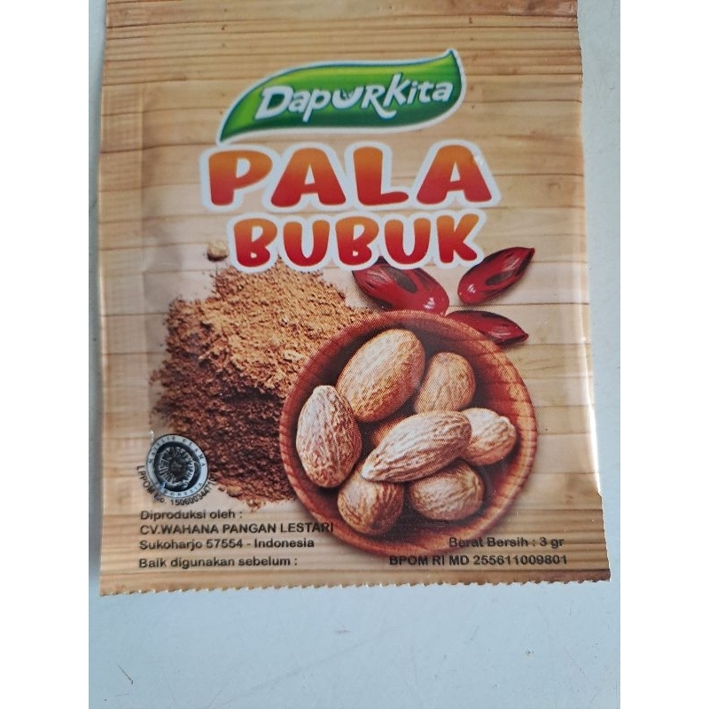 Jual Pala Bubuk 3gr | Shopee Indonesia