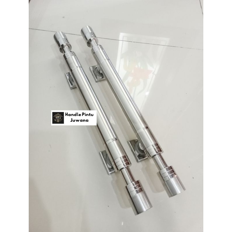 Jual gagang pintu rumah model bulat barbel panjang 35 cm 45 cm 60 cm handle pintu rumah ...