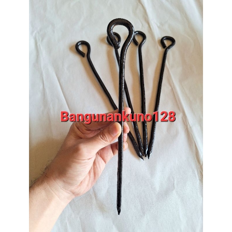 Jual Pasak patok besi tenda camping pramuka panjang 27 cm, diameter 7,5 ...