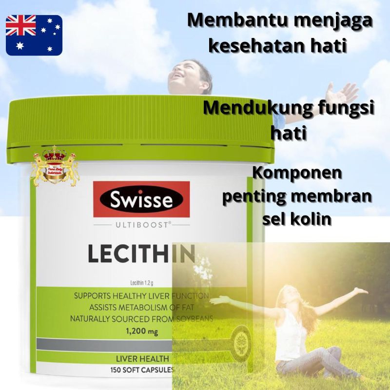 Jual Swisse Lecithin 1200mg 150 Capsules | Shopee Indonesia