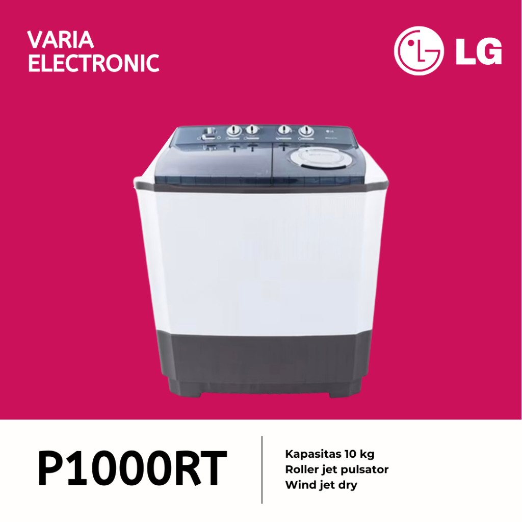 Jual Mesin Cuci LG 10 kg P1000RT | Shopee Indonesia