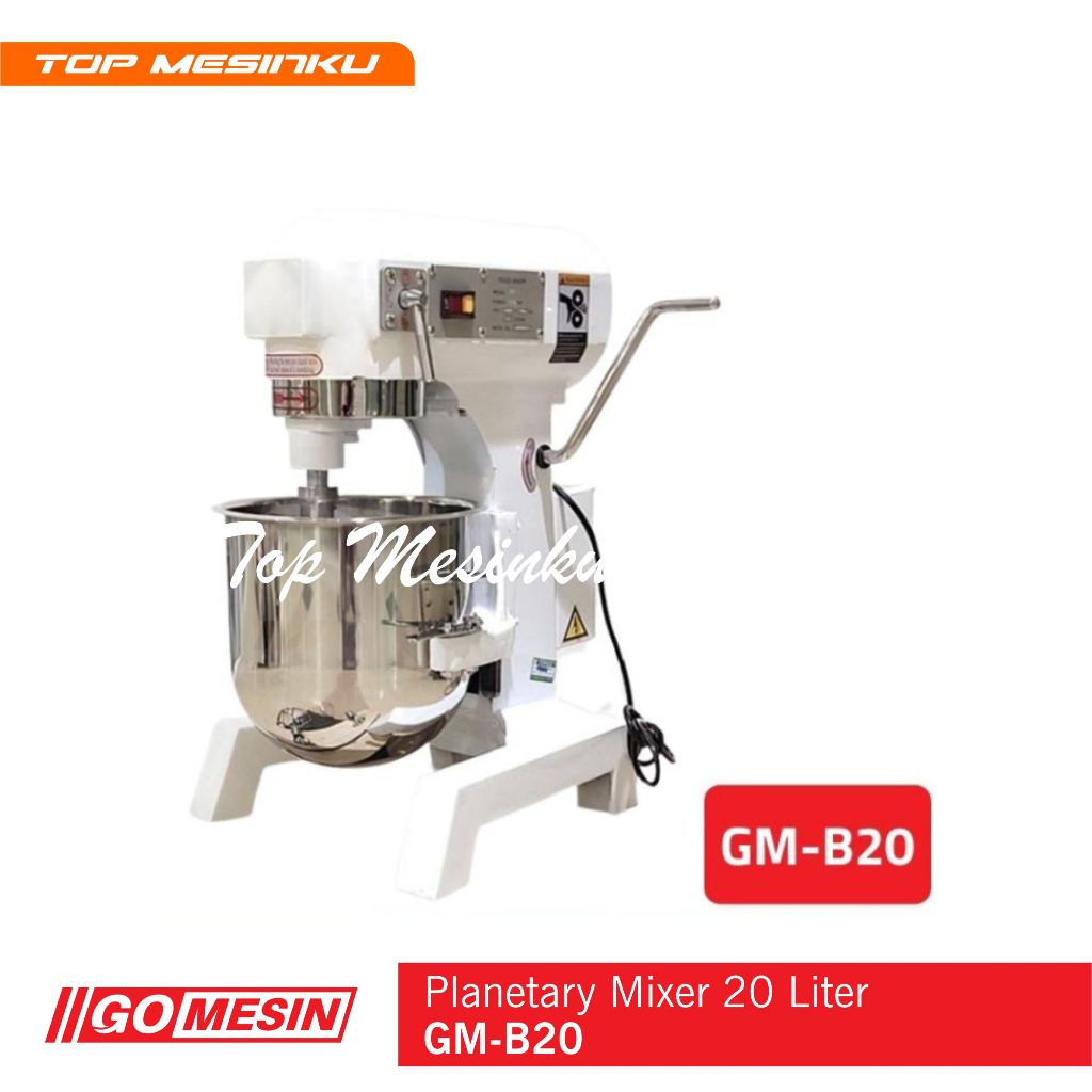 Jual Planetary Mixer Gomesin GM-B20 20 Liter - pengaduk adonan | Shopee ...
