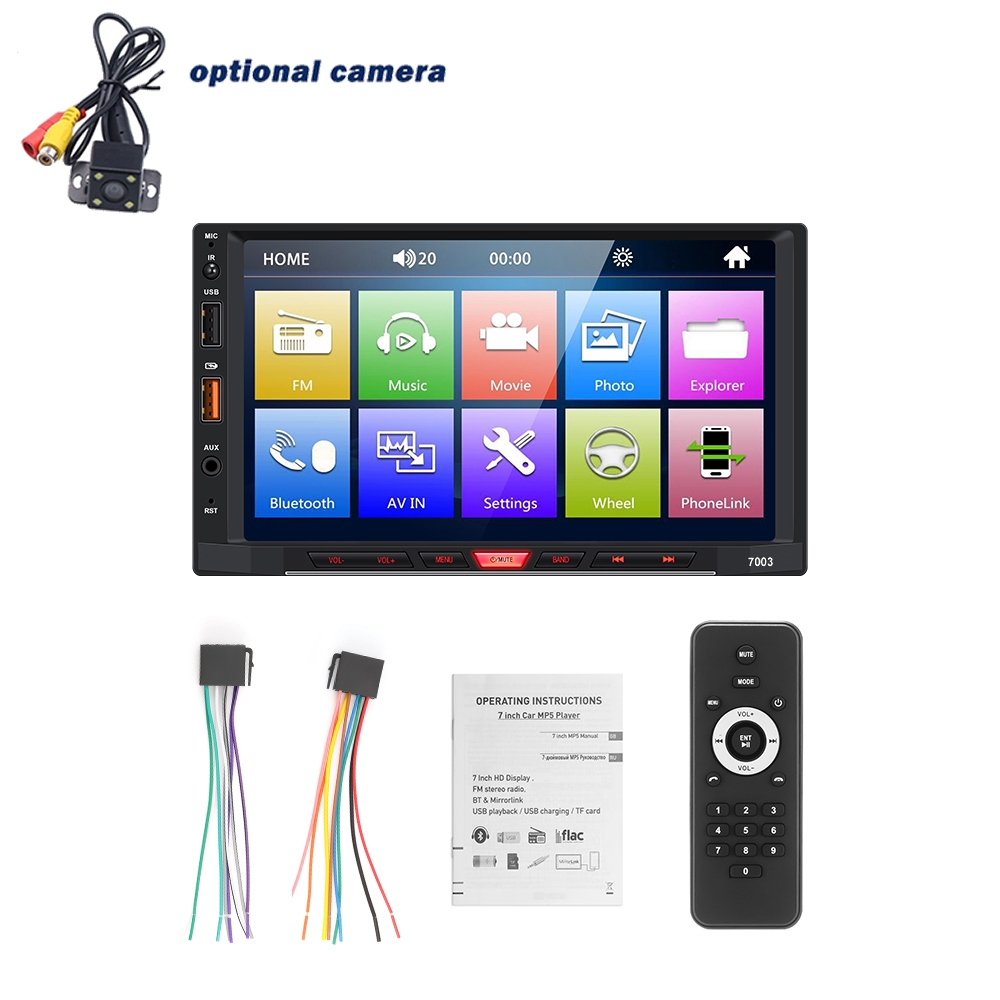 Jual Gearelec Universal Head Unit Android Iphone Double Din 7 Inch
