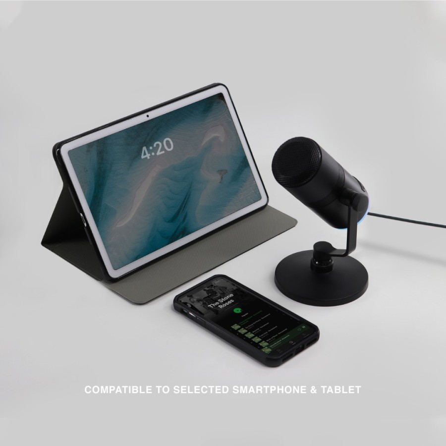 Jual Rexus CM10 / CM-10 Snare Microphone Condenser Wired RGB LED ...