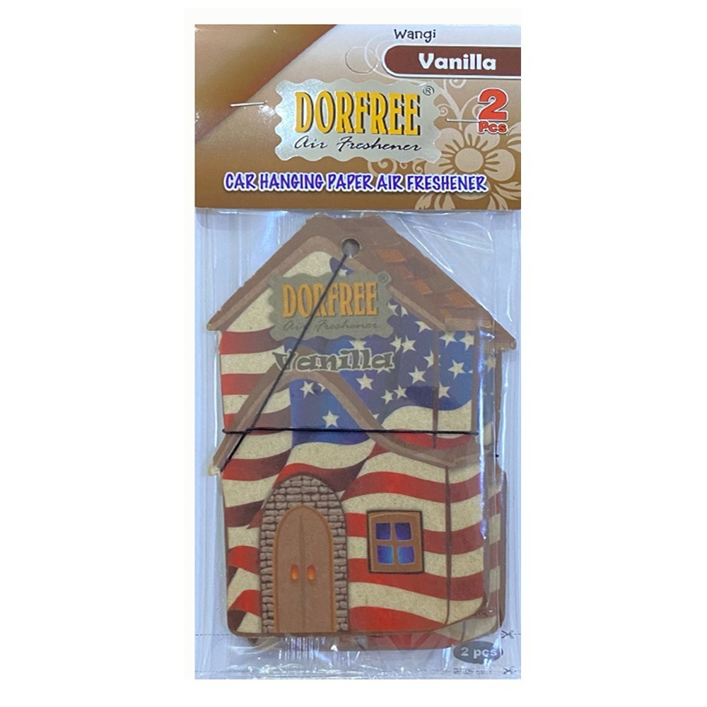 Jual DORFREE HANGING PAPER PARFUM MOBIL - VANILLA (2 PCS) | Shopee ...