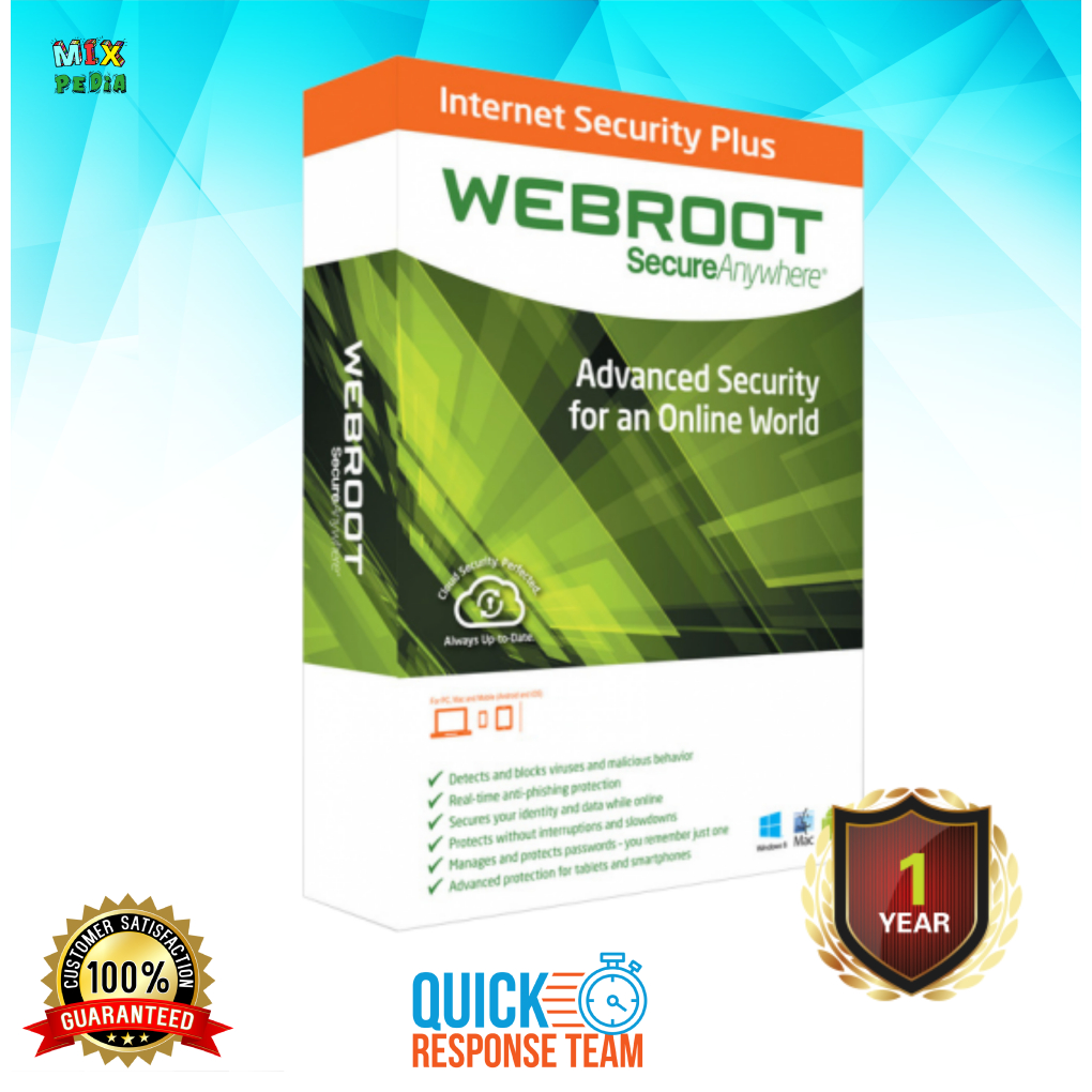 Jual Webroot Secureanywhere Internet Security Plus Product Key ORIGINAL ...