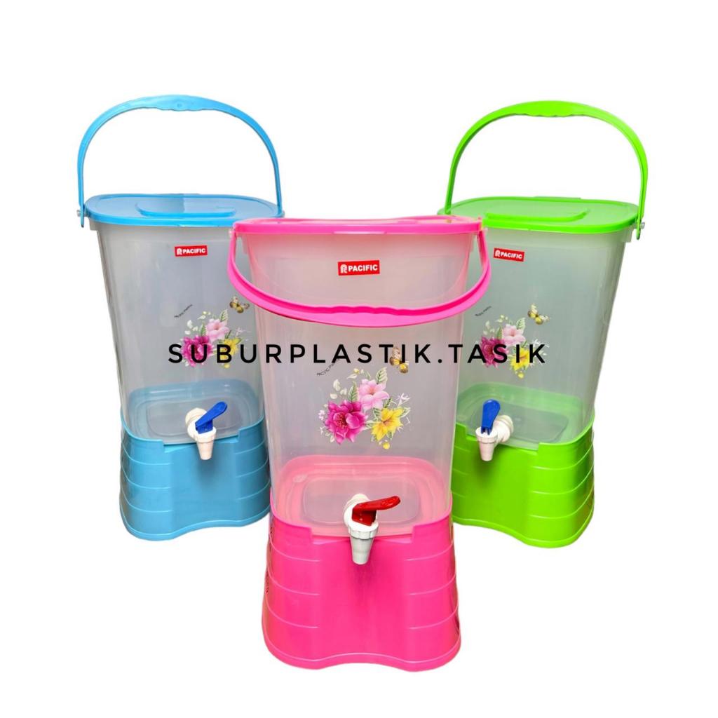 Jual Dispenser Air Pacific 12 Liter Segi Kotak Plastik Tebal Dengan ...