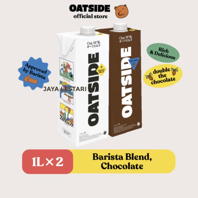 Jual Oatside Oatmilk (1L) (3 Varian Rasa) | Shopee Indonesia
