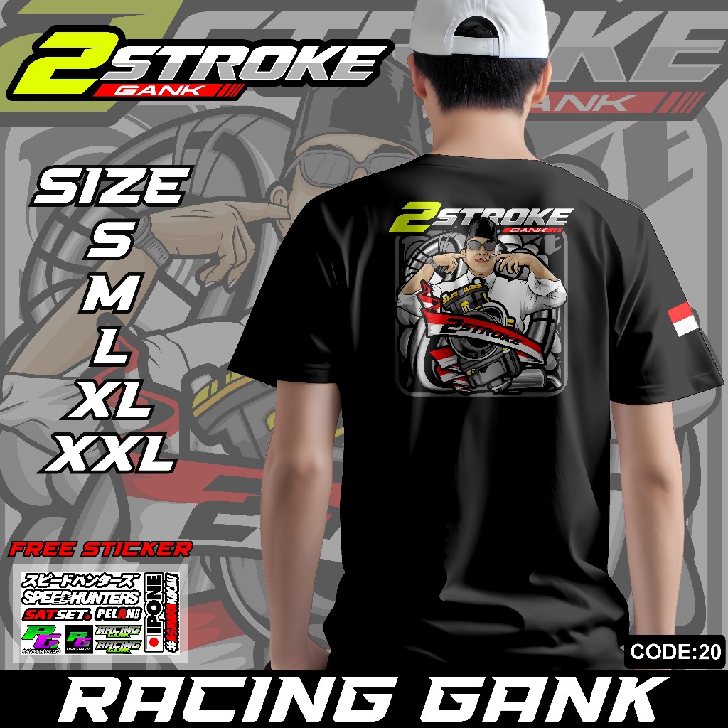 Jual KAOS 2 STROKE SOEKARNO TERBARU DESAIN ORIGINAL RACING GANK FREE ...