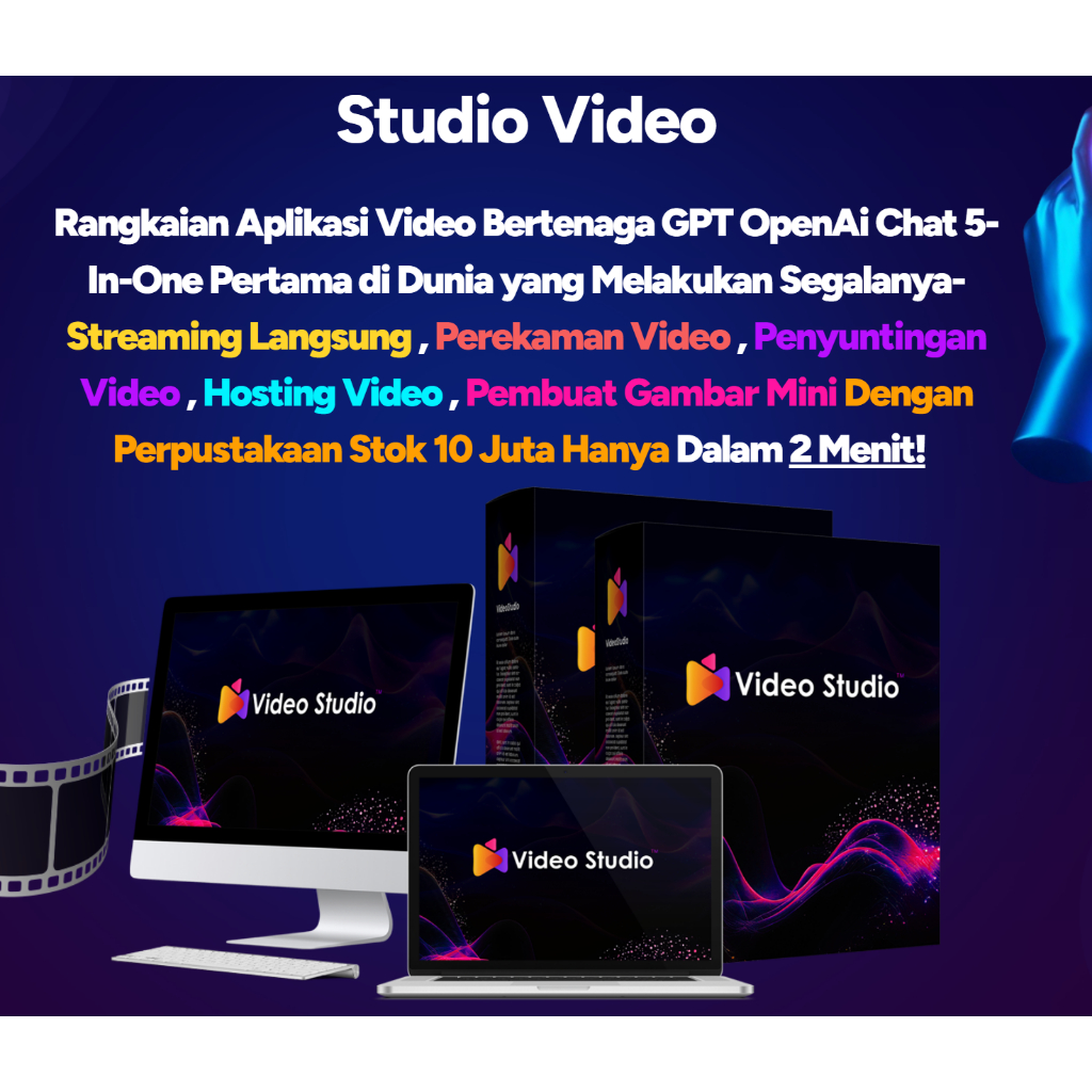 Jual Video Studio - Pembuat video profesional dengan integrasi Teknologi ChatGPT OpenAI | Shopee ...