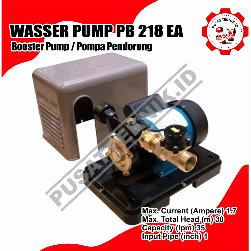 Jual Wasser PB 218 / PB 168 EA Pompa Dorong Booster Pump Wasser PB218EA ...