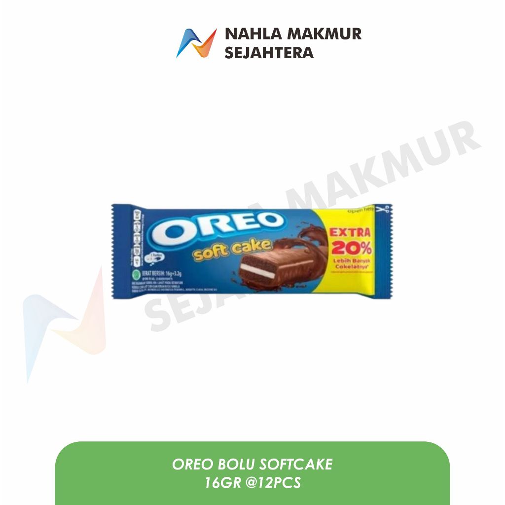 Jual Oreo Bolu Softcake 16gr Kemasan Box Isi 12 Pcs | Shopee Indonesia