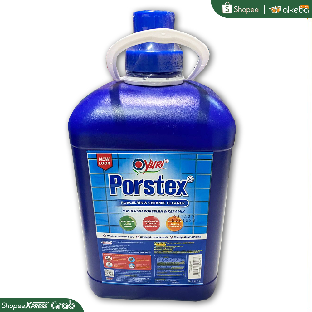 Jual Yuri Porstex 3.7 Liter pembersih keramik porselen 3700 ml noda ...