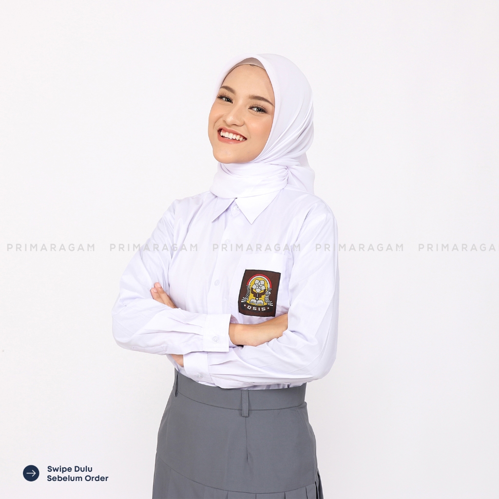 Jual Primaragam Seragam Sekolah Sma Perempuan Lengan Panjang Baju ...