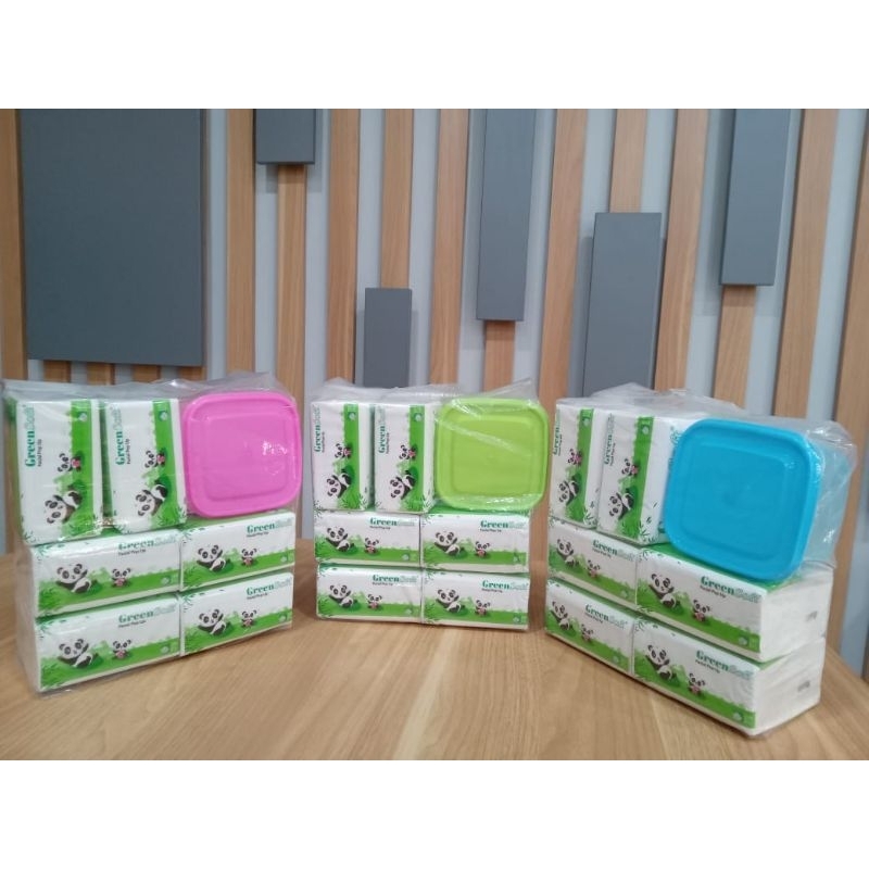 Jual tissu / tissue green/jolly/happy pop up bonus tempat | Shopee ...