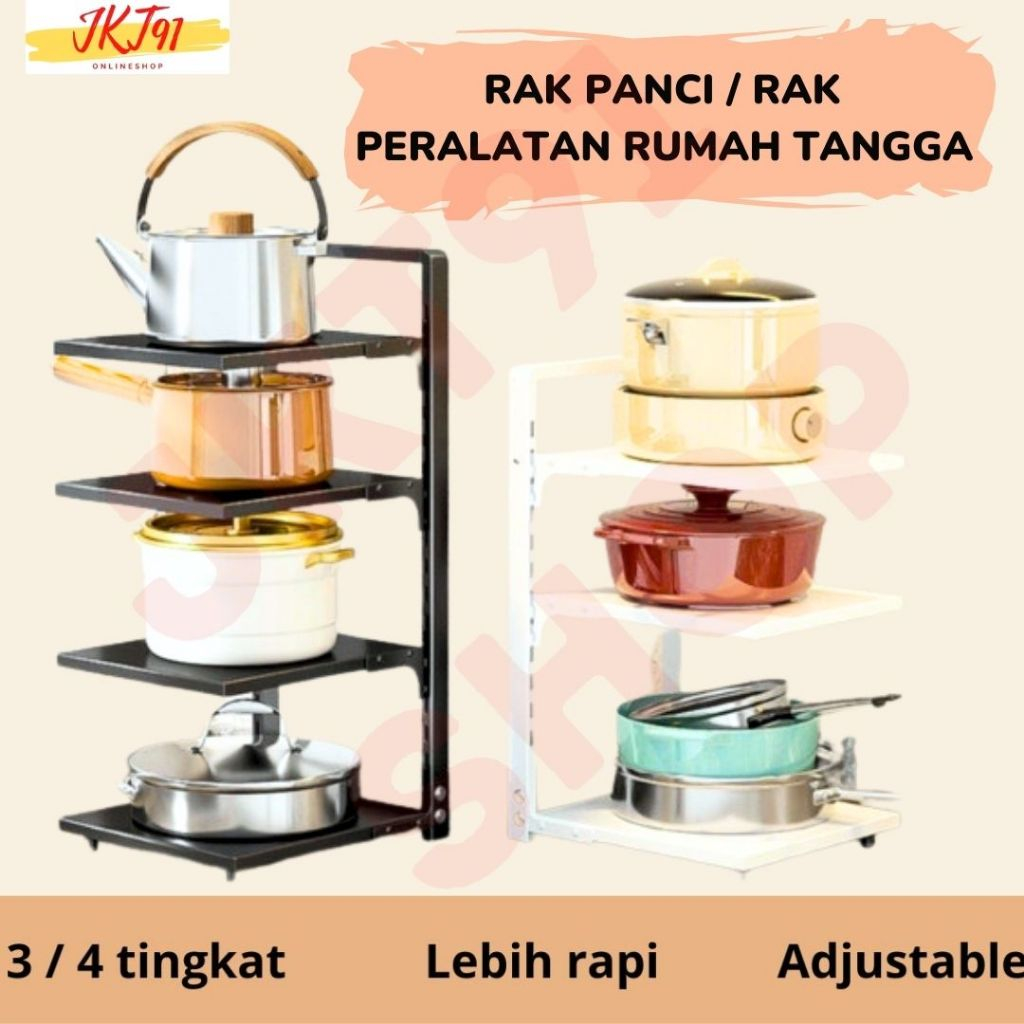 Jual Rak Panci Rak Peralatan Rumah Dapur Susun Bawah Wastafel Rak ...
