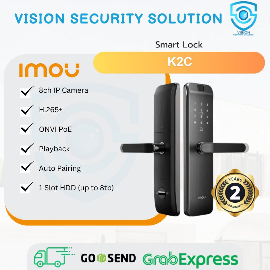 Jual Smart Door Lock Imou K2C Digital Smartlock Door | Shopee Indonesia
