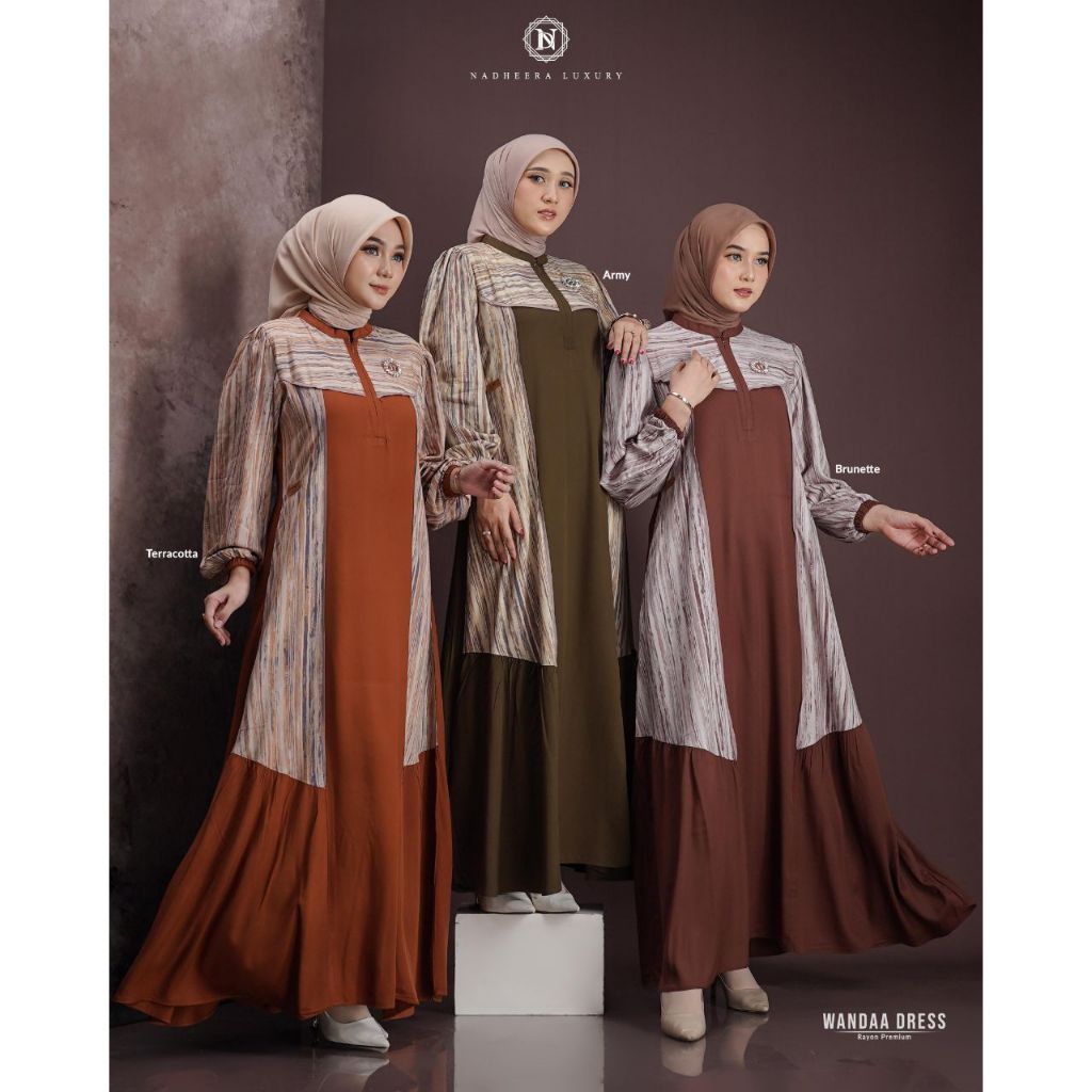 Jual WANDAA DRESS BY NADHEERA LUXURY | Shopee Indonesia