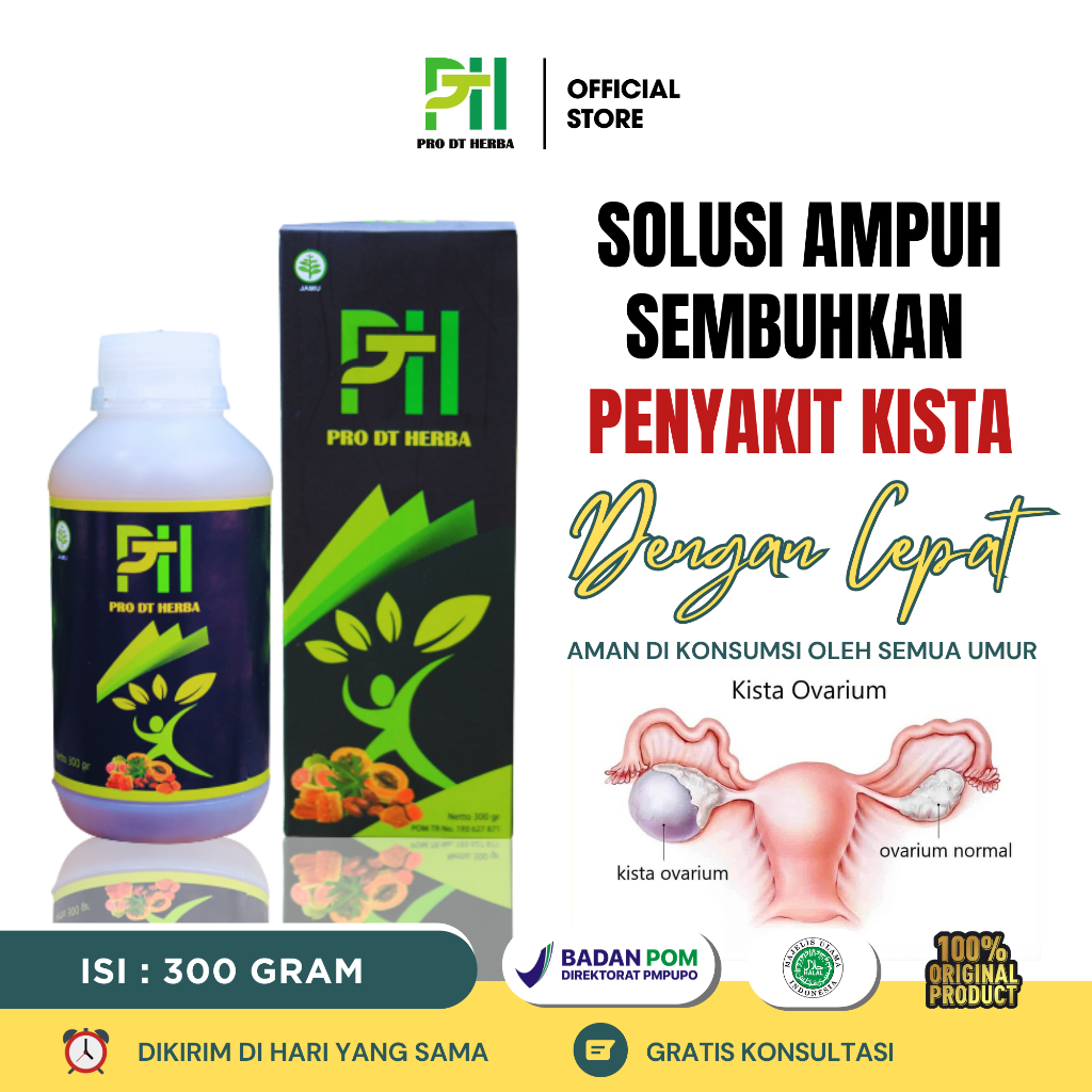 Jual Obat Kista Miom Bartholin Ovarium Kista Endometriosis Vitamin ...