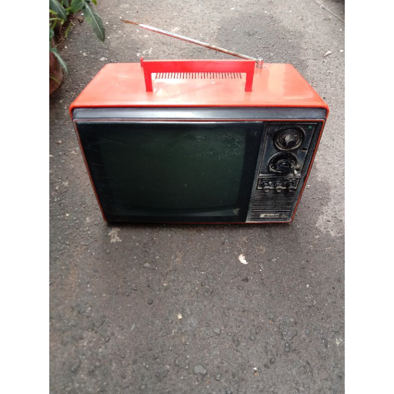 Jual tv Jadul tv antik tv lawas retro vintage television Sanyo 14 ...