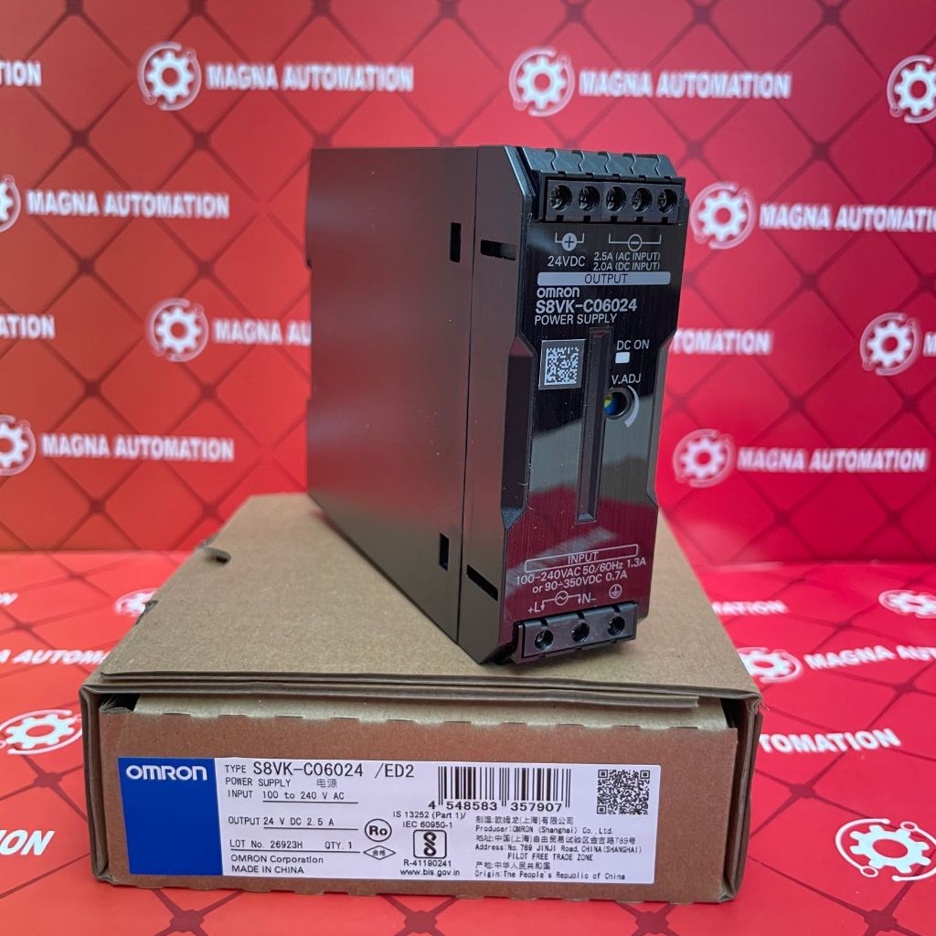 Jual Power supply S8VK-C06024/ED2 Omron DIN rail mount - 24V DC 2.5A | Shopee Indonesia