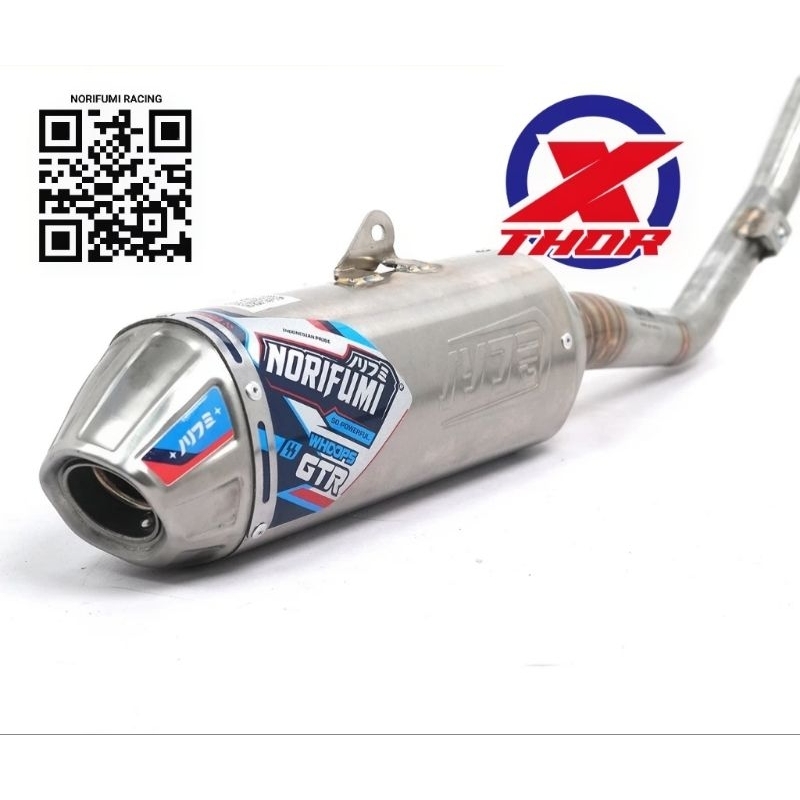 Jual KNALPOT NORIFUMI RACING WHOOPS GTR CRF150L KLX150 S BF DTRACKER ...