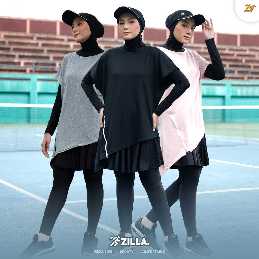Jual ART O6Y Zaneva Zilla set sport by Zaneva Baju Olahraga Muslimah ...