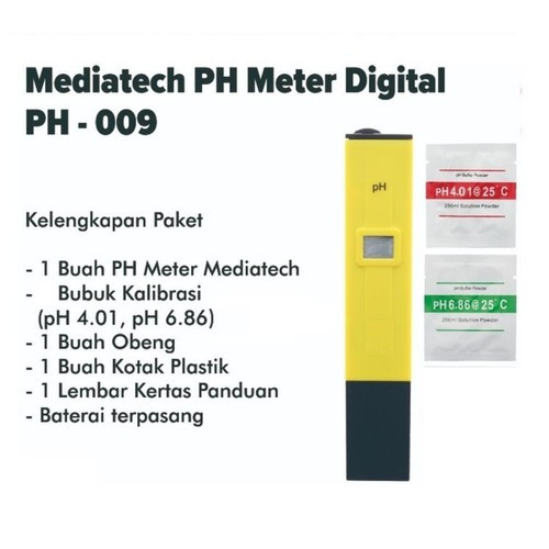 Jual Alat Ukur pH Air Hidroponik / pH Meter digital tester asam basa ...