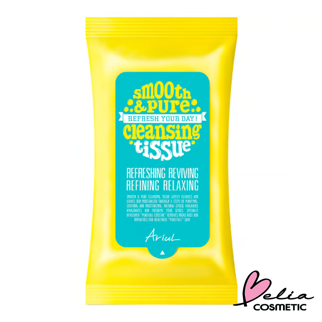 Jual BELIA ARIUL Smooth & Pure | Cleansing Foam 50mL 100ml | Micellar ...
