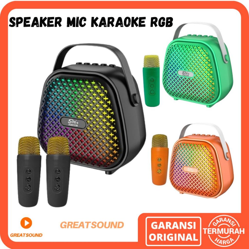 Jual Speaker Bluetooth Karaoke RGB Speaker Karaoke Bluetooth Salon ...