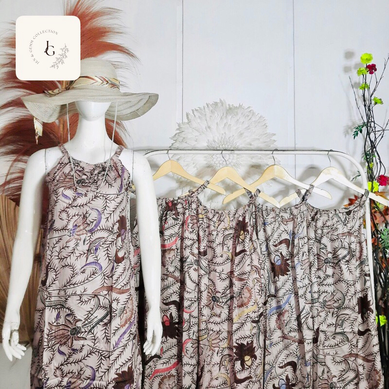 Jual Daster Murah Sleeveless Adem Bahan Rayon Simple Sexy Motif Batik ...