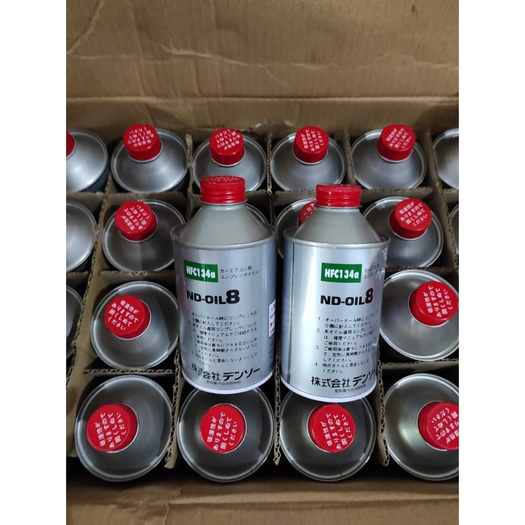 Jual Oli Kompresor AC MOBIL ND OIL 8 TOKYO JEPANG Hfc 134A 250ML ...