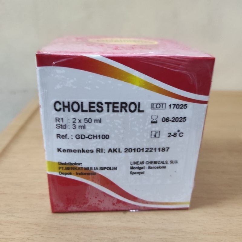 Jual reagen Kolesterol / Cholesterol Total 2x50 ml Glory | exp. 06/2026 ...