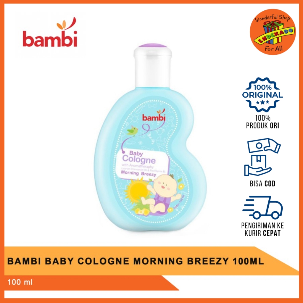 Jual BAMBI BABY Cologne Morning Breezy 100ML- Parfum Bayi | Shopee ...