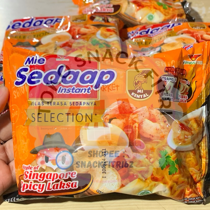 Jual MIE SEDAAP SELECTION SINGAPORE SPICY LAKSA 5 PCS | Shopee Indonesia