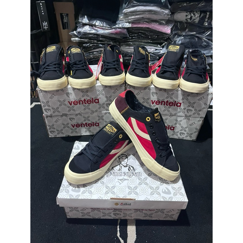 Jual sepatu shoes VENTELA x YANG AYAM sang sekerta low lohita | Shopee ...