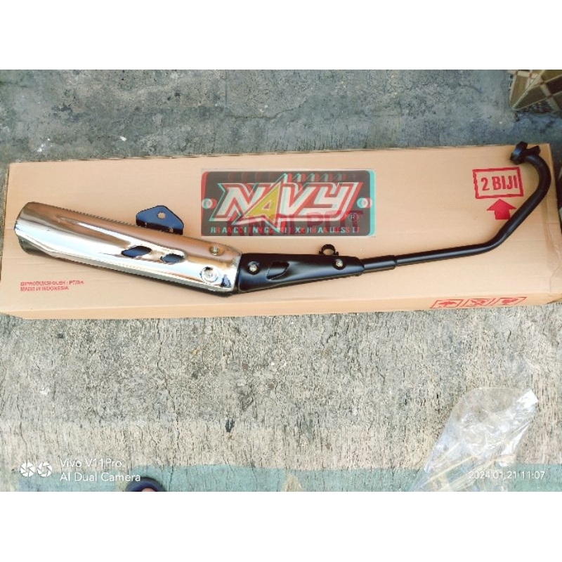 Jual KNALPOT STANDART YAMAHA JUPITER MX 135 OLD 2005 2006 2007 2008 ...