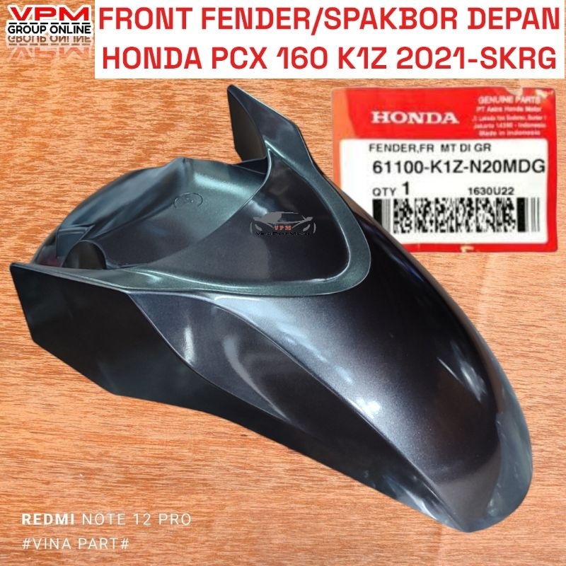 Jual spakbor depan pcx 160 K1Z abu abu gray glossy 2021 2022 2023 2024 ...