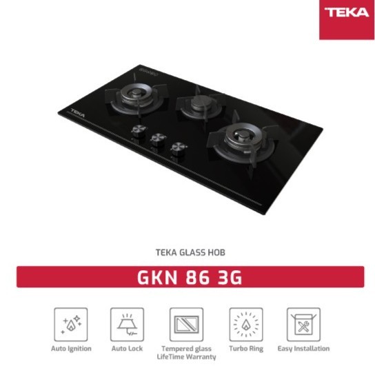 Jual Kompor Tanam Gas 86cm Gas Hob Teka GKN LUX 86.3G | Shopee Indonesia