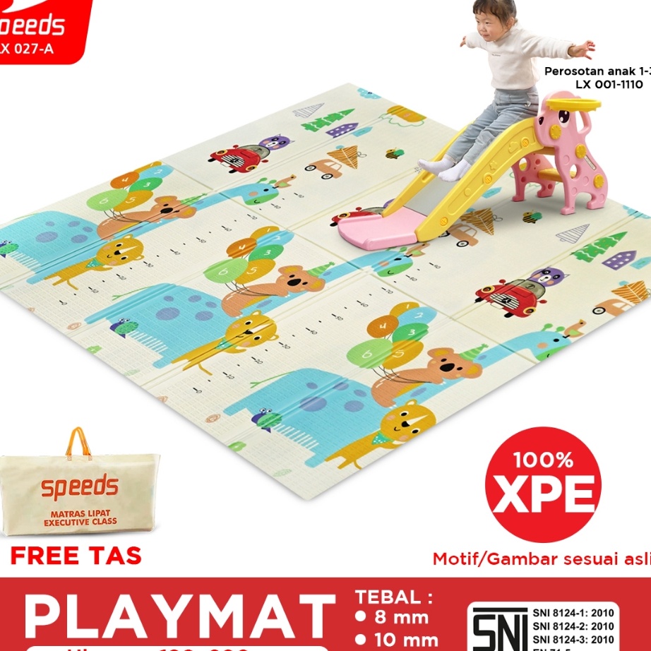Jual Boom SPEEDS SNI Playmate Bayi Karpet Lipat Playmat Matras Tebal ...