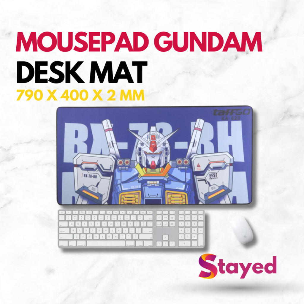 Jual Alas Keyboard Mouse Gaming Mouse Pad Gundam XL Desk Mat ...