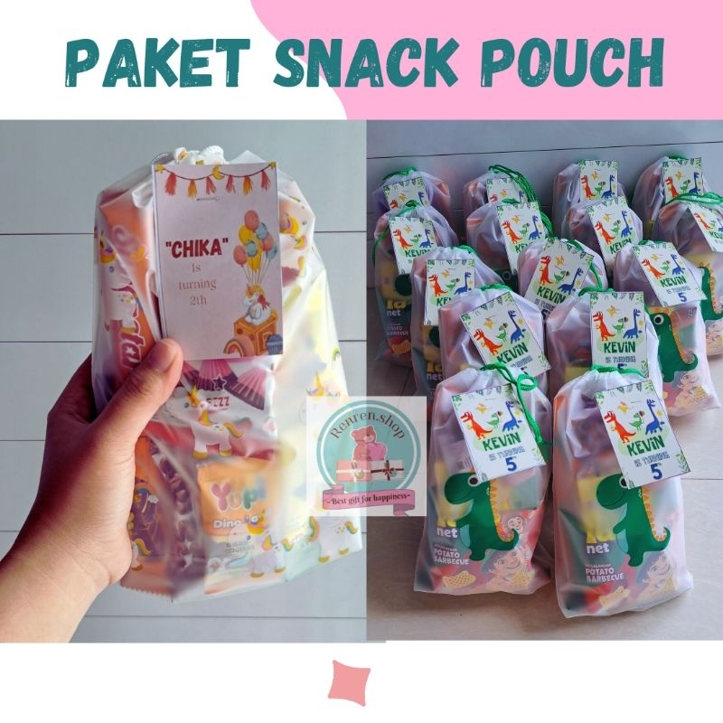 Jual FREE CARD Ready Parcel murah meriah bingkisan anak pouch snack ...