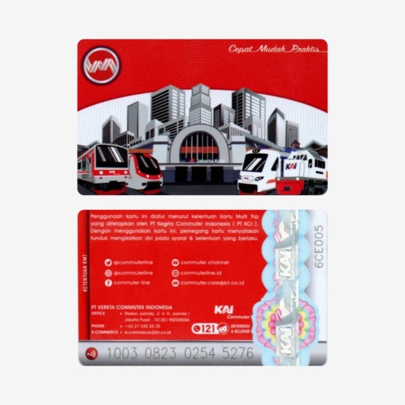 Jual Kartu Multi Trip KRL KAI LRT MRT KMT Commuter Line (Saldo 10K) | Shopee Indonesia