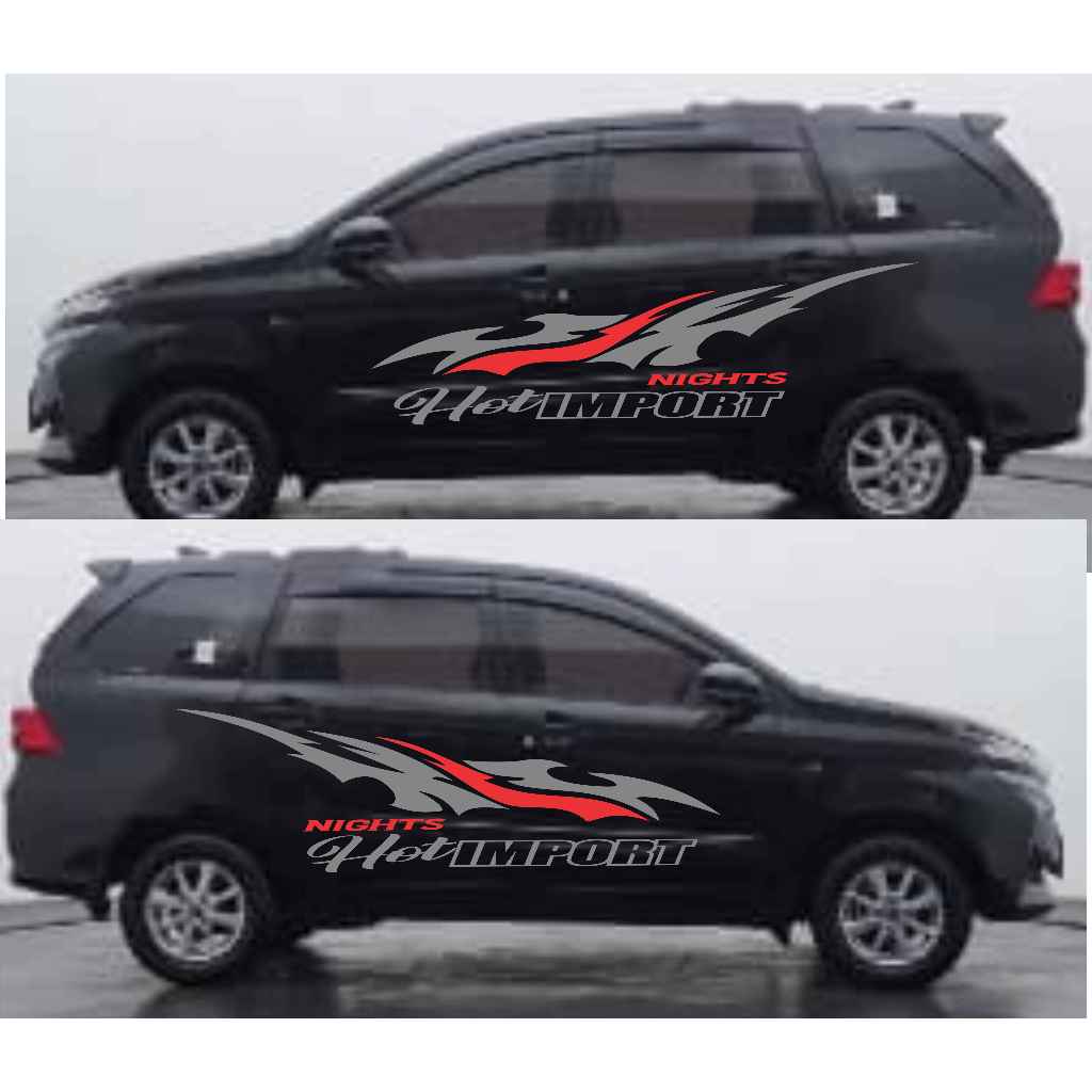 Jual 0871 sticker cutting mobil TOYOTA AVANZA XENIA ERTIGA INNOVA type ...