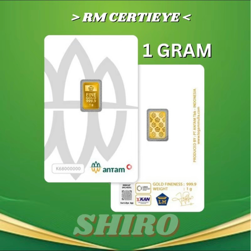 Jual LM ANTAM 1 GRAM | Shopee Indonesia